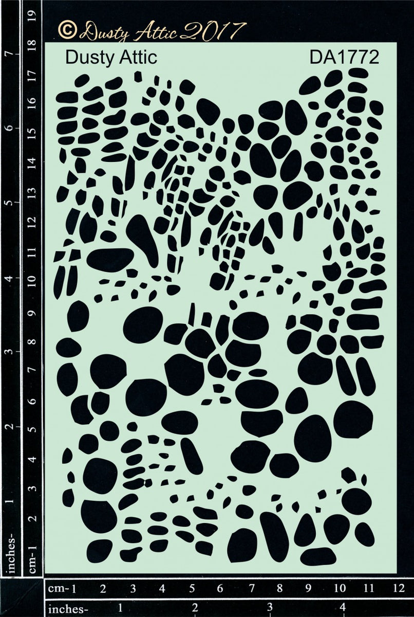 River Stones Stencil – The Dusty Attic
