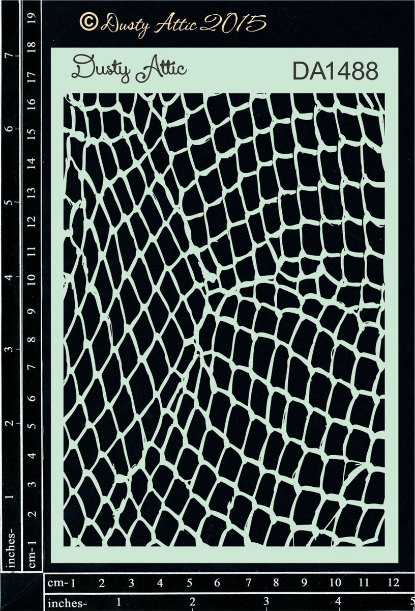 Fishnet Stencil – The Dusty Attic