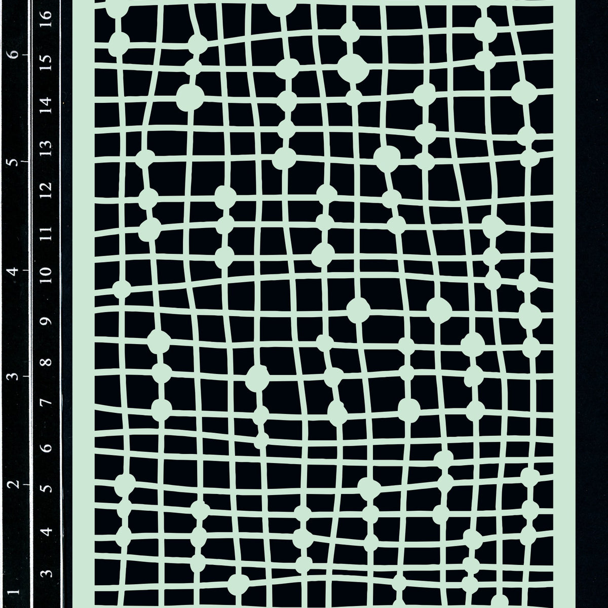 Grid Stencil #1 – The Dusty Attic