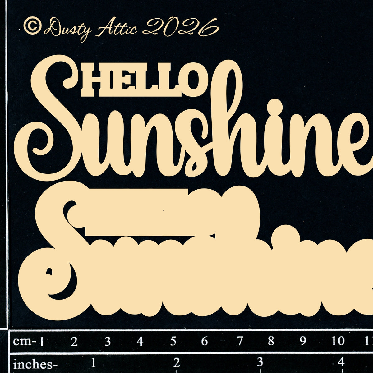 Hello Sunshine – The Dusty Attic
